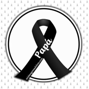 +15 Lazos de Luto Te EXtraño Papá, Mamá, Abuela, Tíos